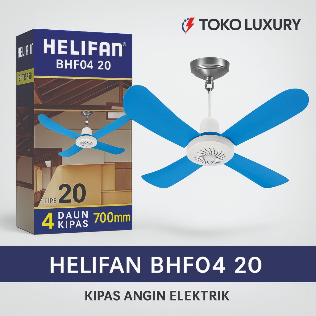 Jual Kipas Angin Plafon HELIFAN BHF04 20W 35W 45W | Kipas Gantung SNI ...