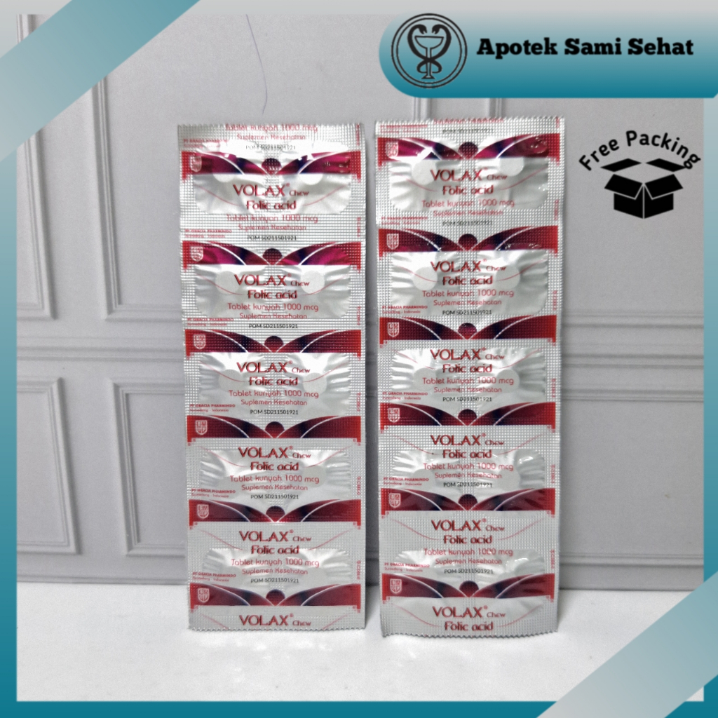 Jual 2 STRIP VOLAX 1000 MCG ISI 10 TABLET | Shopee Indonesia