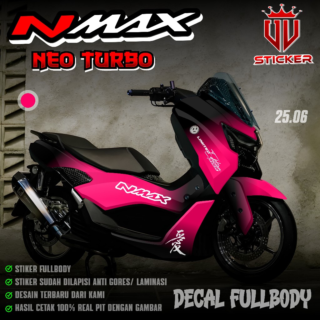 Jual (COD) TERBARU Decal Sticker NMAX NEO S TURBO Full Body Tahun 2024 ...