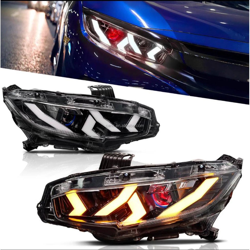 Jual Head Lamp Headlamp Headlight Full LED ASSEMBLY Honda Civic Sedan ...