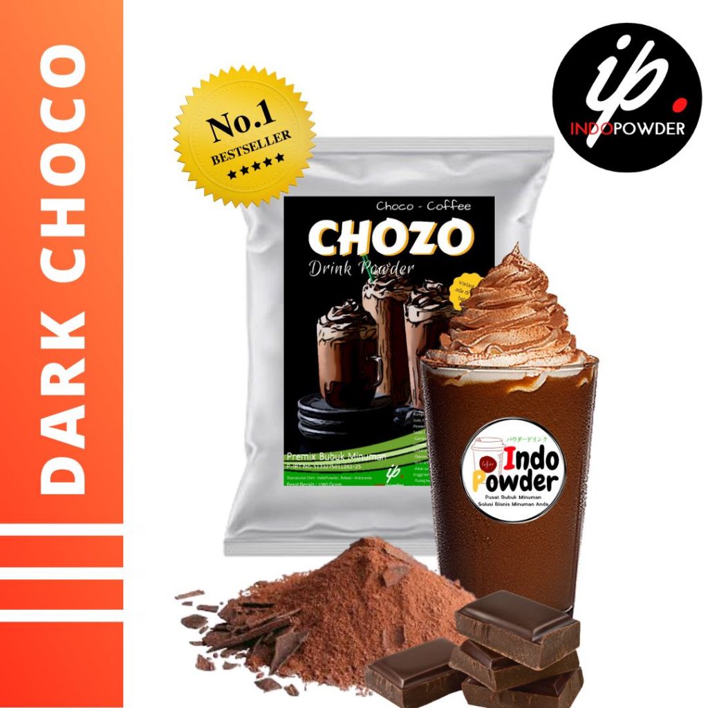 Jual Indopowder - Bubuk COKLAT DARK / DARK CHOCO 1Kg Untuk Cafe ...
