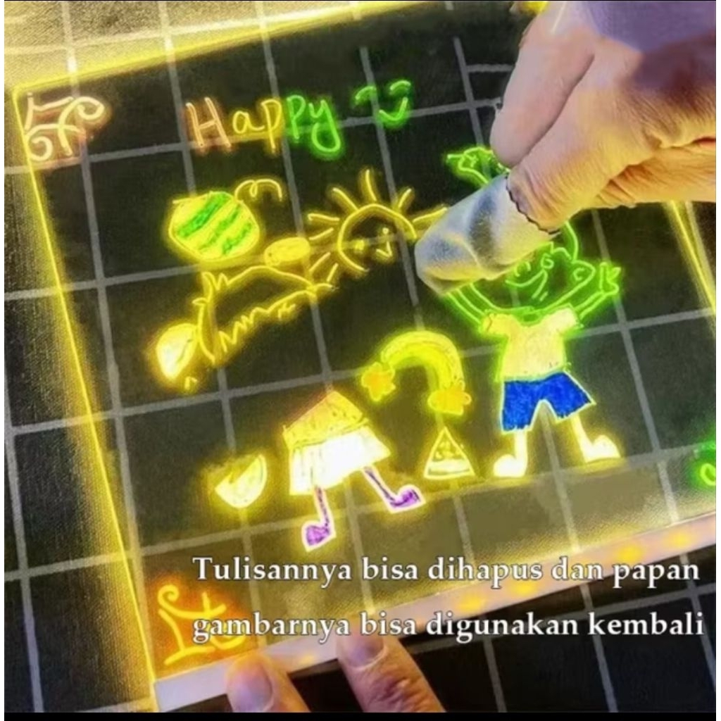 Jual Acrylic Board / Acrylic Board LED / Papan Board Anak / Papan ...