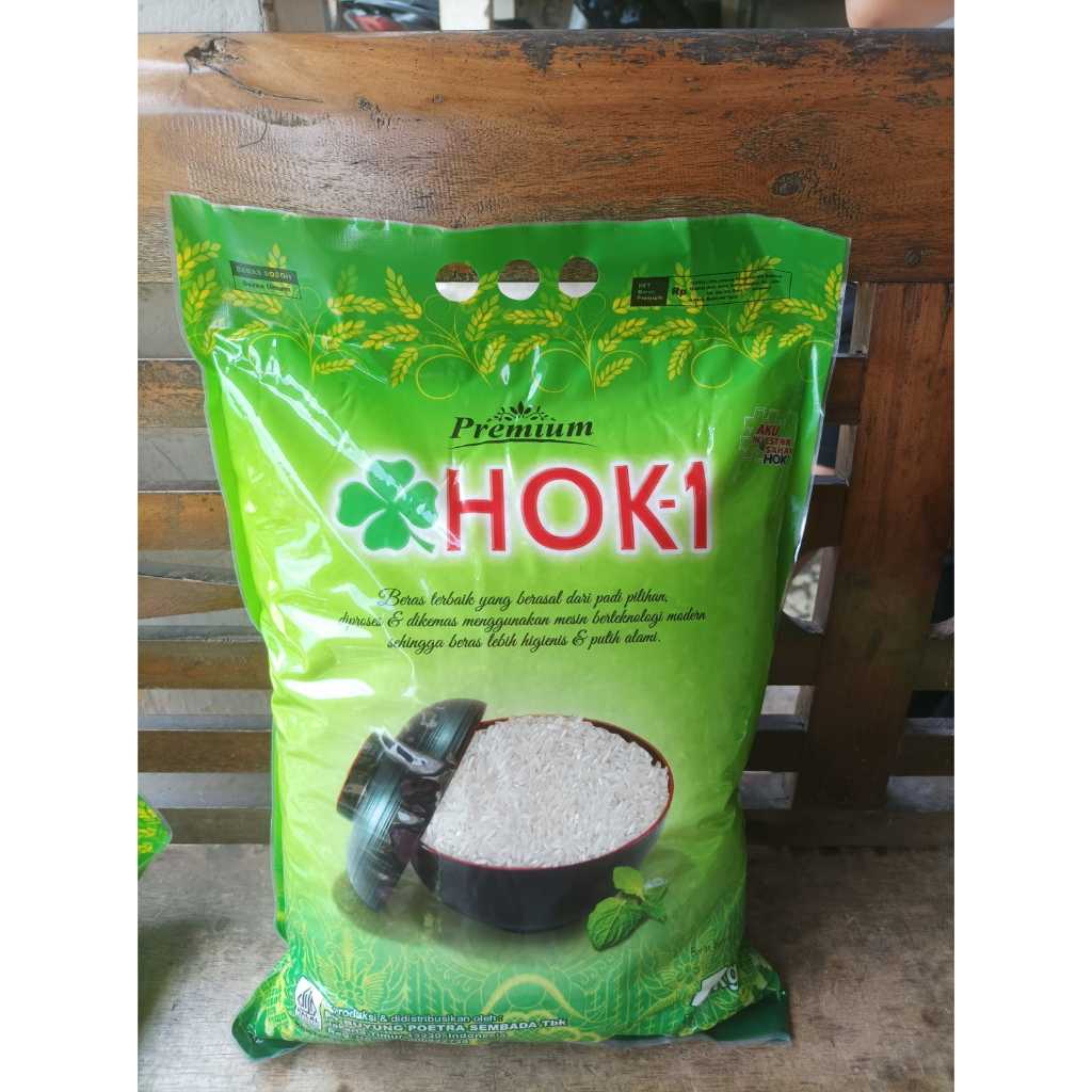 Jual Beras super beras Premium HOKI Kemasan 5Kg / Beras 5Kg | Shopee ...