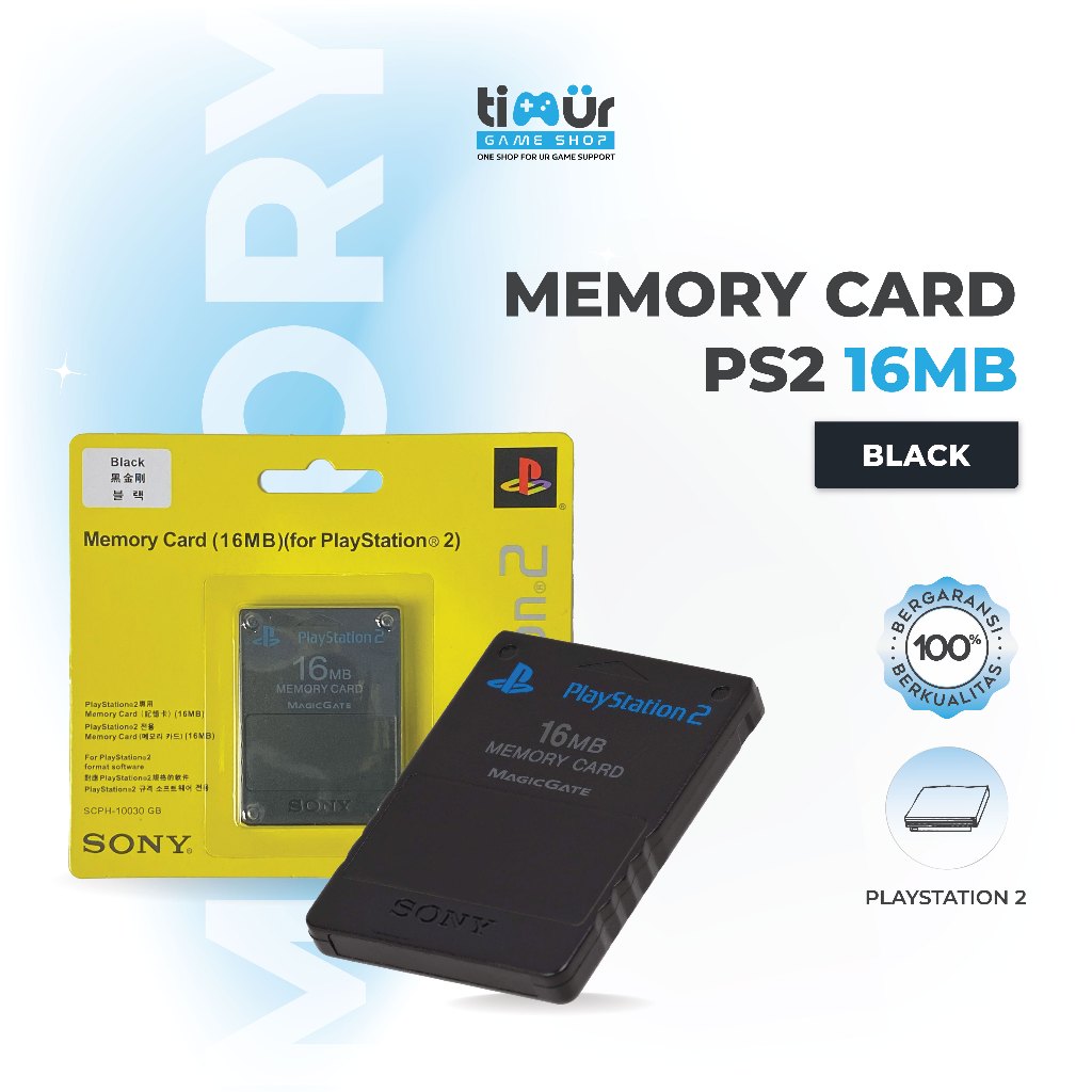 Jual Memory Card PS2 16MB Hitam | Shopee Indonesia