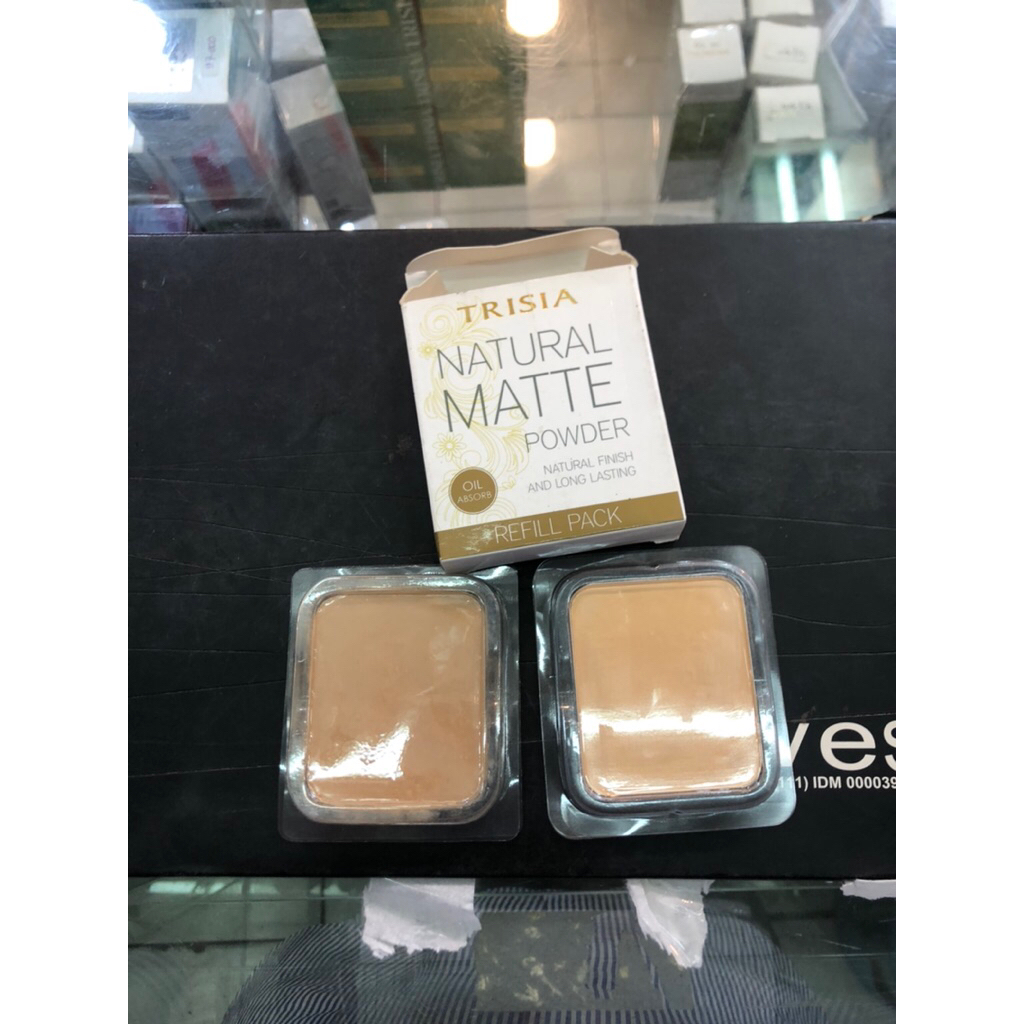 Jual refill bedak padat Trisia natural matte (no expired) | Shopee ...