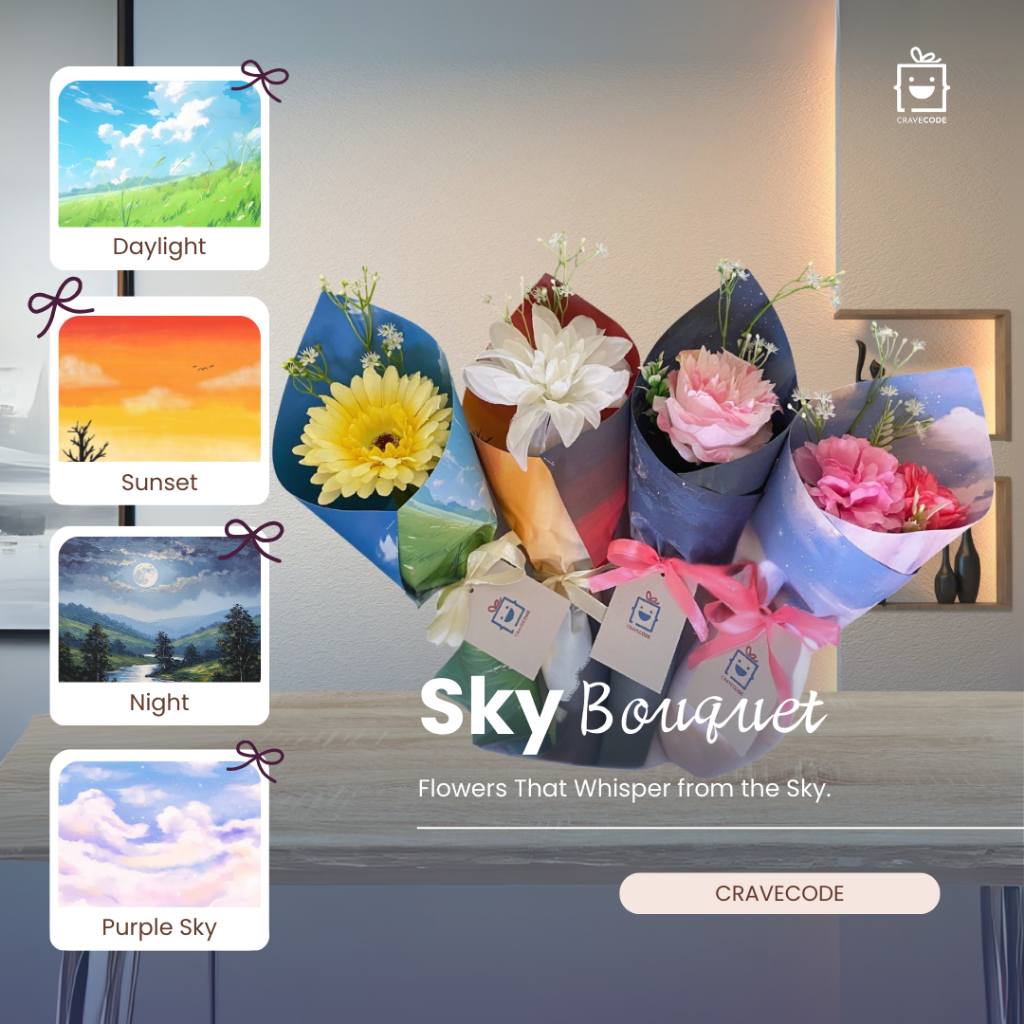 Jual Sky Bouquet | Single Bouquet Flower PY02 Small Artificial Buket ...