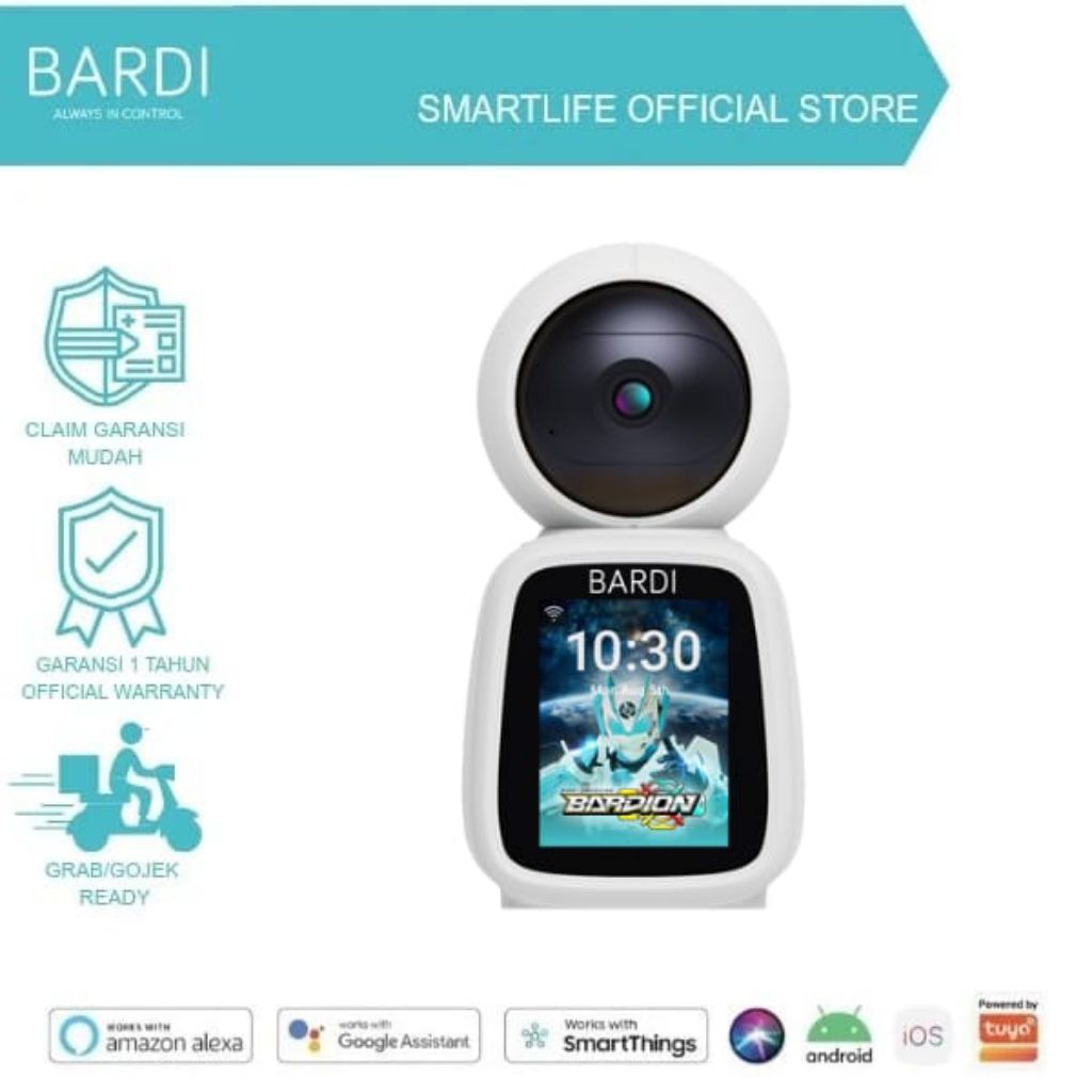 Jual BARDI IP CAMERA INDOOR PTZ VIDEO CALL - CCTV WIFI BABY MONITORING ...
