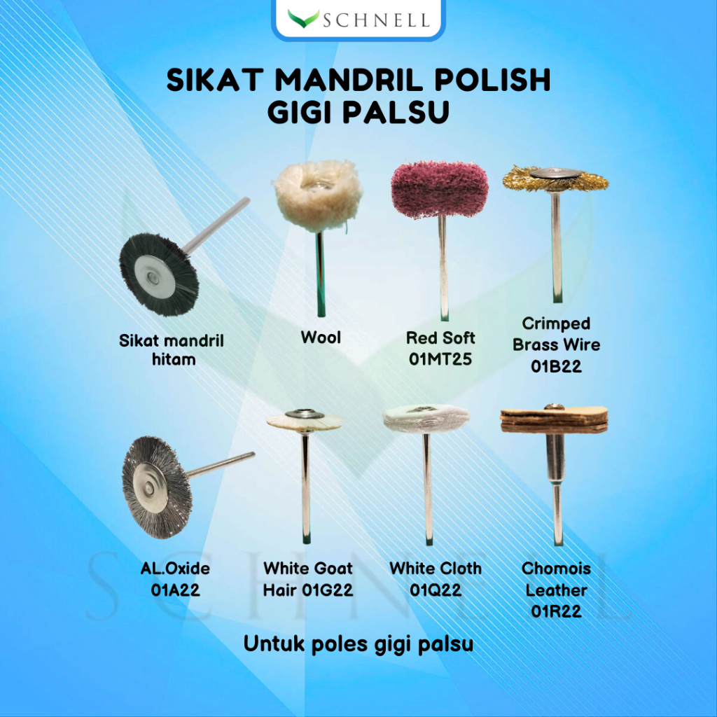 Jual Bur Sikat Mandril Polish/Poles Gigi Palsu | Shopee Indonesia