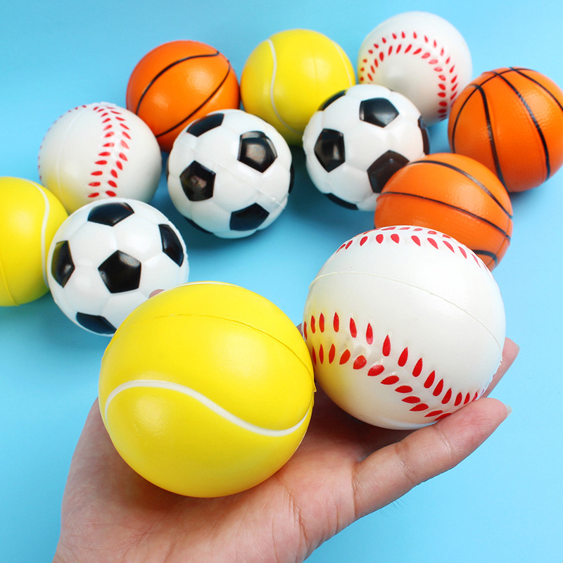 Jual Bola Busa/Bola Squishy Bola Basket Kecil Empuk Dan Memantul ...