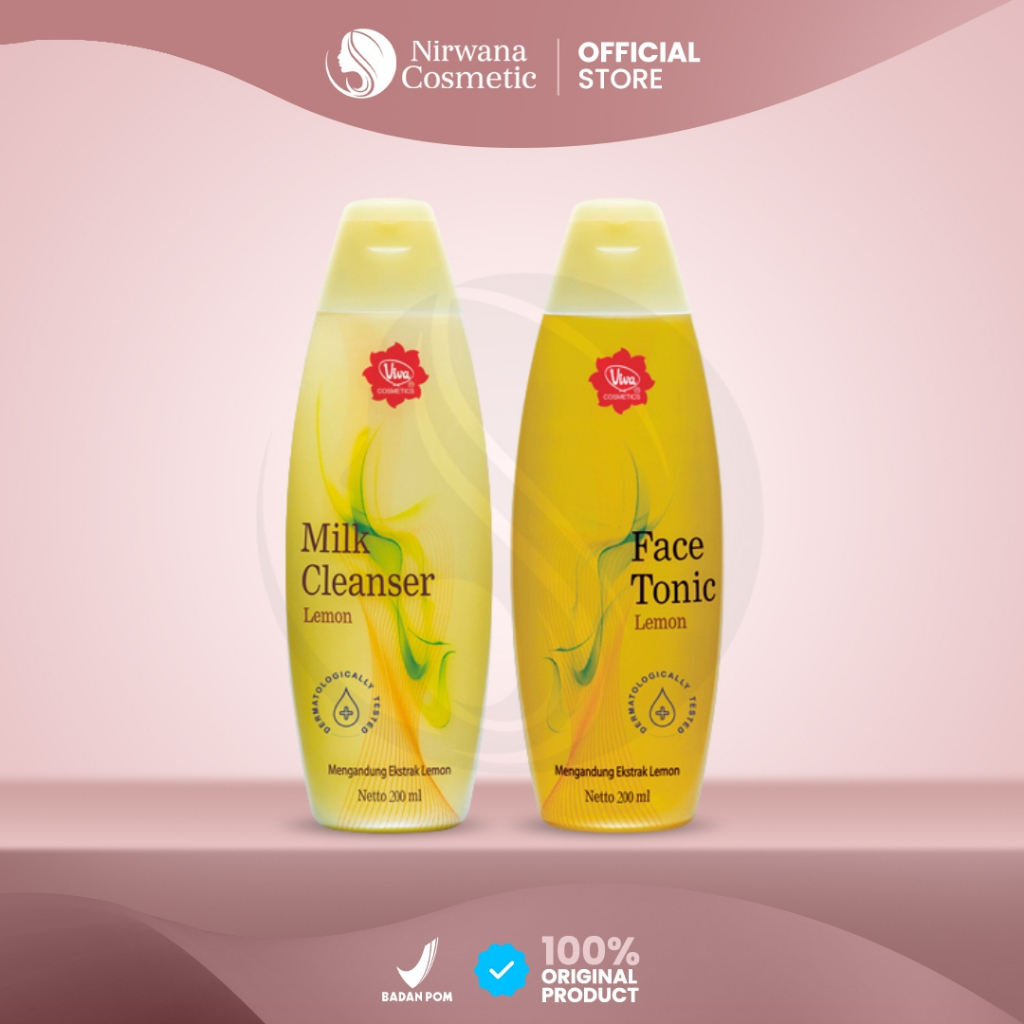 Jual 𝐍𝐢𝐫𝐰𝐚𝐧𝐚 - Viva Lemon Face Tonic & Milk Cleanser 200 ML | Shopee ...