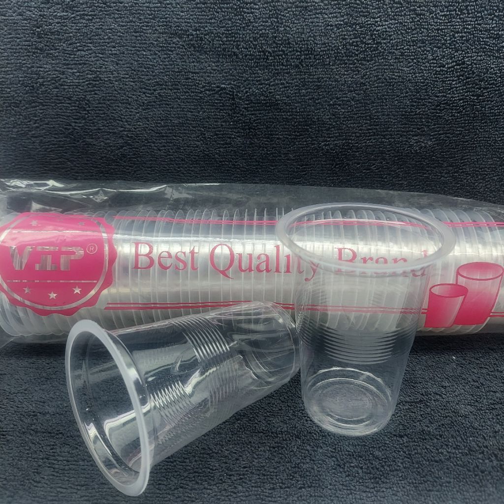 Jual GELAS KOPI 220ML/GELAS PLASTIK VIP 220ML(1BKS) | Shopee Indonesia