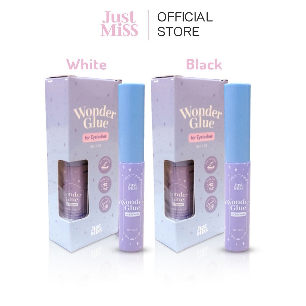 Jual Just Miss Wonder Glue For Eyelashes - Lem Bulu Mata Tahan Lama ...