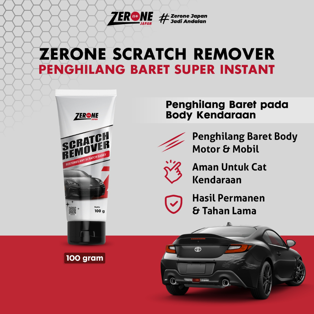 Jual Zerone Scratch Remover Penghilang Goresan Tipis Beret Cat Mobil ...