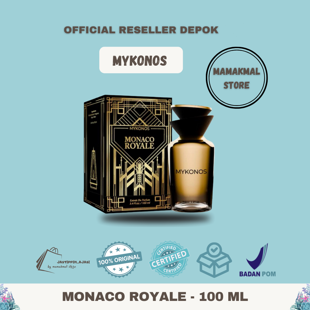 Jual Mykonos Monaco Royale Extrait De Parfume 100 ML /50ML | Shopee ...