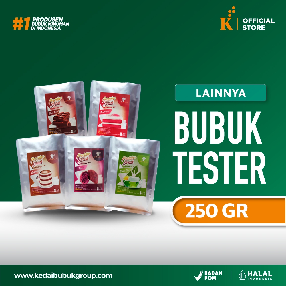 Jual Bubuk Minuman Bubble Drink Berkualitas Javaland TESTER Mix Sugar ...