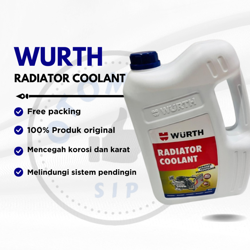 Jual WURTH Radiator Coolant Anti Rust & Corrosion - Air Radiator Mobil ...