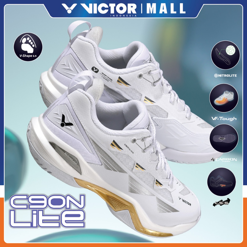 Jual Sepatu Badminton VICTOR C90 Nitrolite | C 90 NL Nitro Lite A V ...