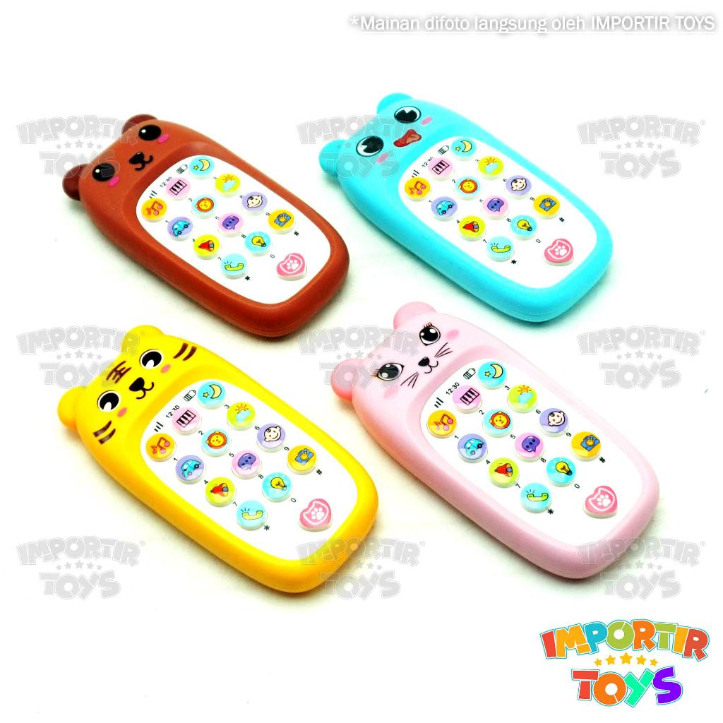 Jual Mainan telepon Anak-anak Musik Lampu Efek Suara Mainan Edukasi ...
