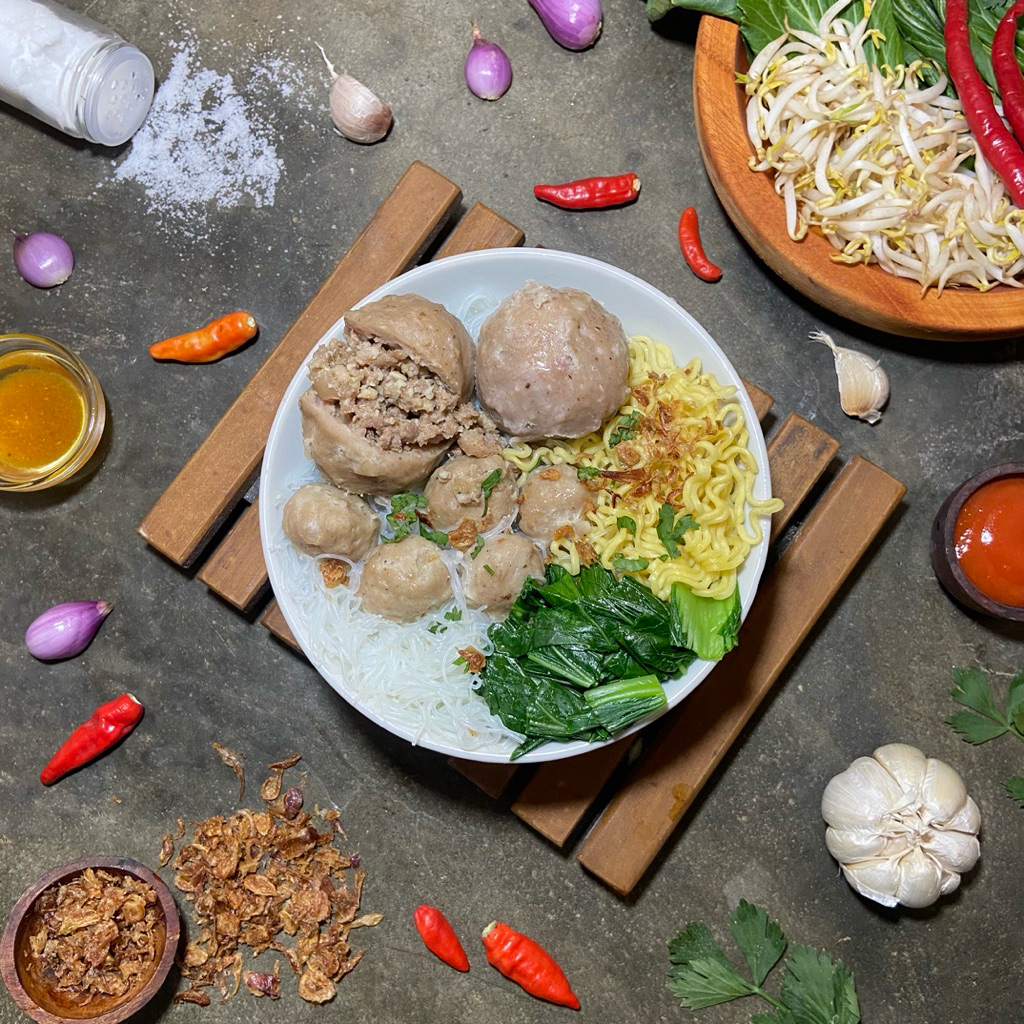 Jual Bakso Sapi Urat isi Daging Cincang + Kecil 500gram | Shopee Indonesia