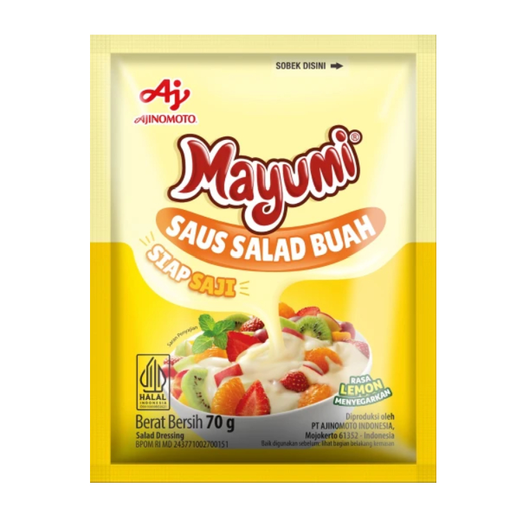 Jual mayonaise mayumi salad buah sachet 70 | Shopee Indonesia