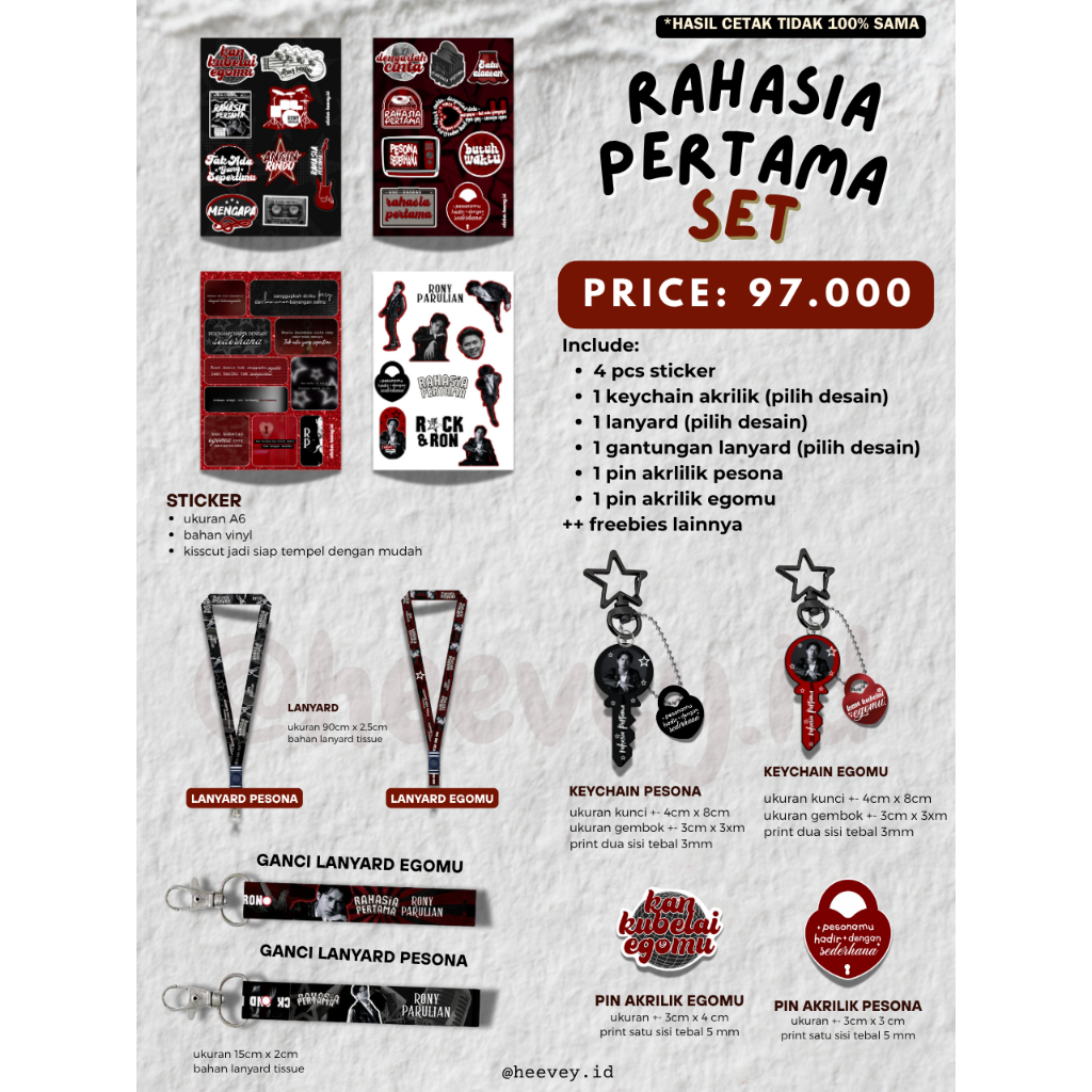 Jual [PAKET TERKOMPLIT] RAHASIA PERTAMA SET UNOFFICIAL RONY PARULIAN BY ...