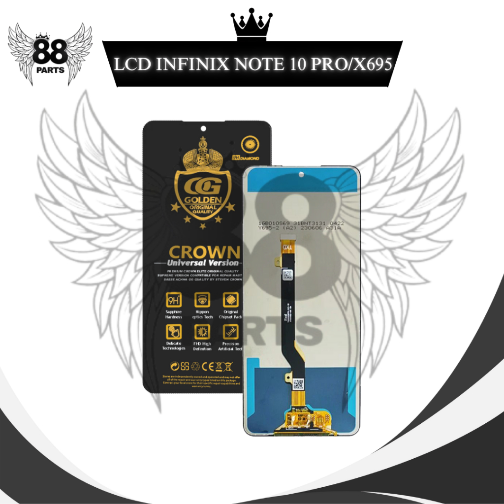 Jual LCD INFINIX NOTE 10 PRO X695 X695C NFC TOUCHSCREEN FULLSET ...