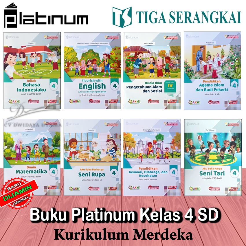 Jual Buku Platinum - Tiga Serangkai - SD Kelas 4 Kurikulum Merdeka | Shopee Indonesia