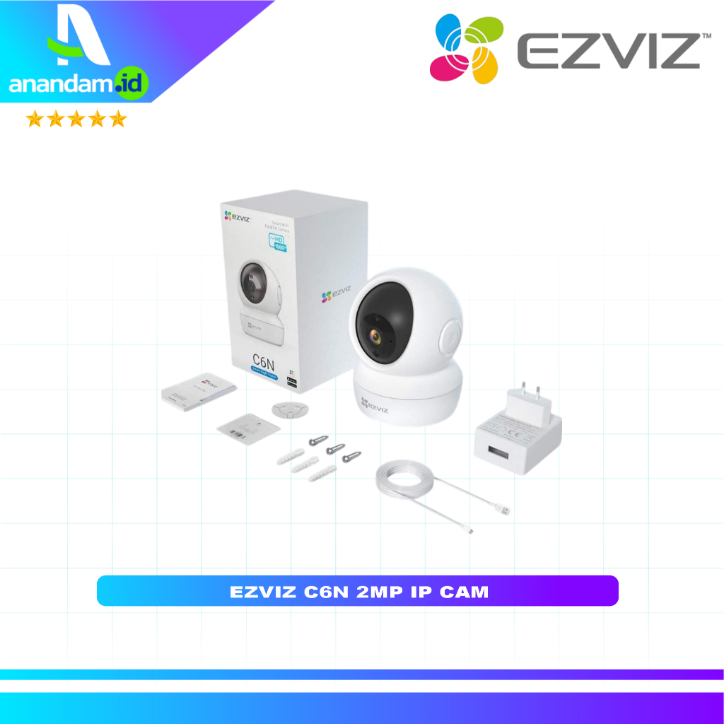 Jual EZVIZ C6N 2MP 1080 IP Cam wireless 360° Camera CCTV Wifi By ...