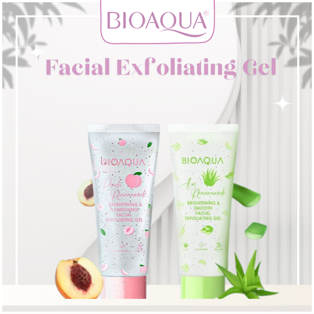 Jual READY BIOAQUA Scrub Wajah Niacinamide Brightening & Smooth Facial ...