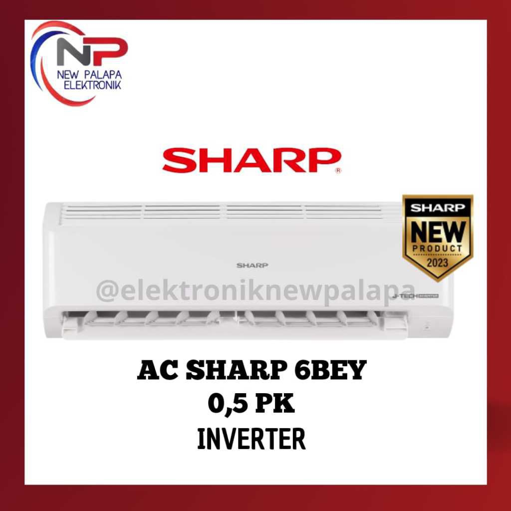 Jual AC SHARP inverter series AH-6BEY - SHARP air conditioner 0.5pk inverter - ac setengah pk ...