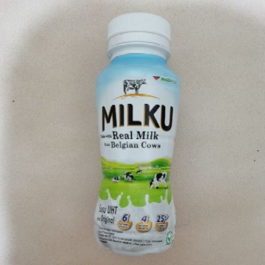 Jual MILKU. Made with Real Milk from Belgian Cows. Susu UHT rasa ...