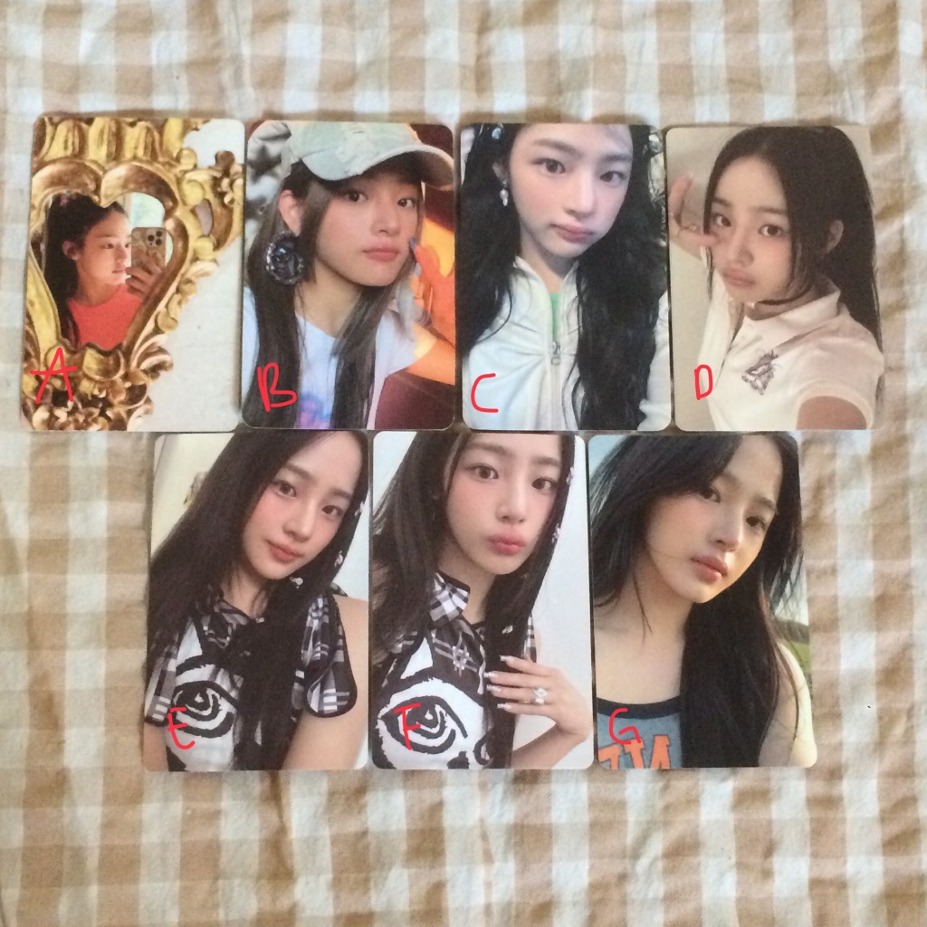 Jual OFFICIAL PC NEW JEANS MINJI ATTENTION MIRROR OMG TOPI GET UP PPG ...