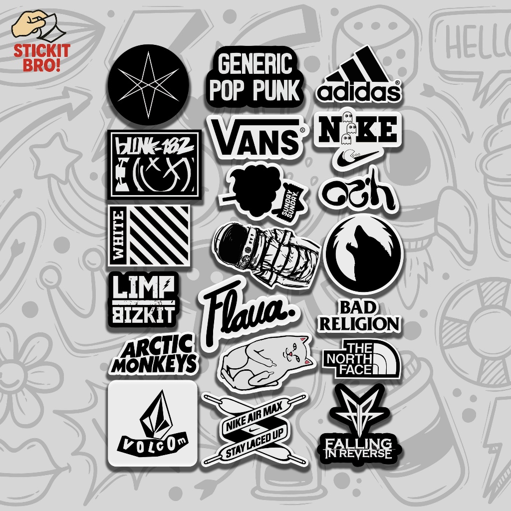 Jual Sticker Pack HYPE BEAST VOL 18 Aesthetic Vynil Anti Air Potongan ...