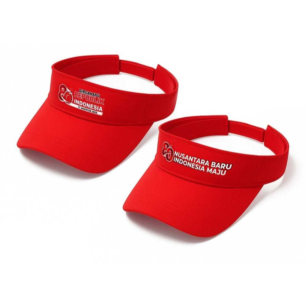 Jual Topi Golf Dewasa Merah Putih Dirgahayu Indonesia/Topi Senam Acara ...