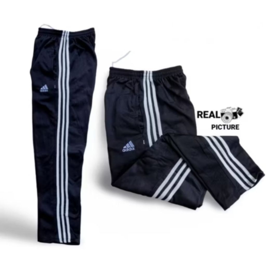 Jual Celana training olahraga merah lis putih senam jogging lari pria ...