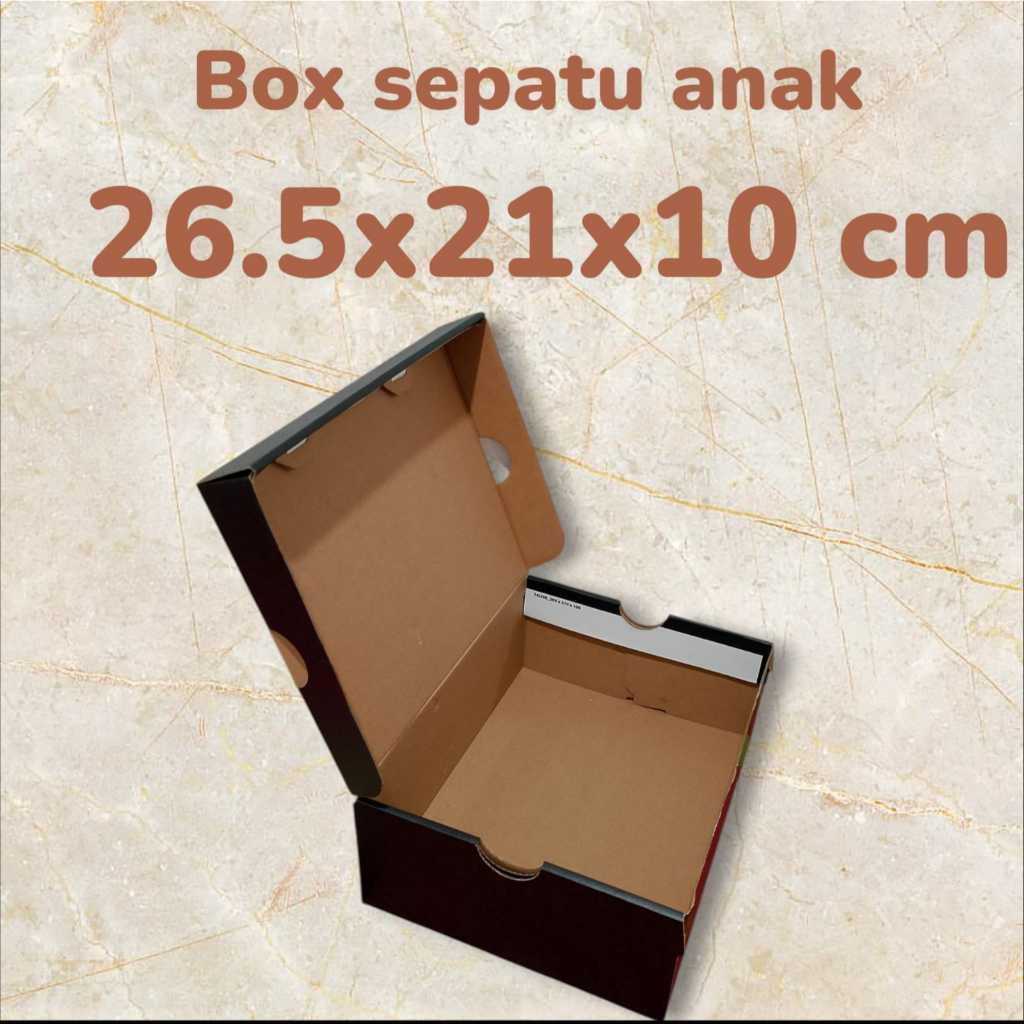 Jual BOX SEPATU ANAK/DUS SEPATU ANAK/KARDUS SEPATU/KOTAK SEPATU SIZE 26 ...