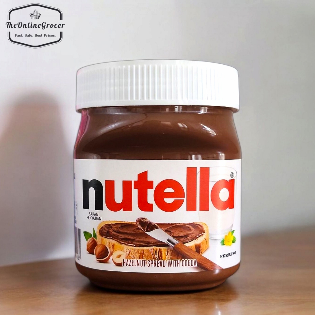 Jual Nutella Spread 350 GR - Selai Cokelat Kacang Hazelnut | Shopee ...