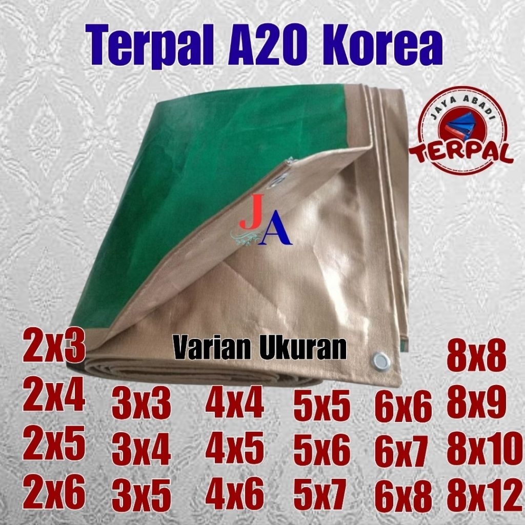 Jual Terpal A20 Ukuran 3x6 Korea Super Tebal | Shopee Indonesia