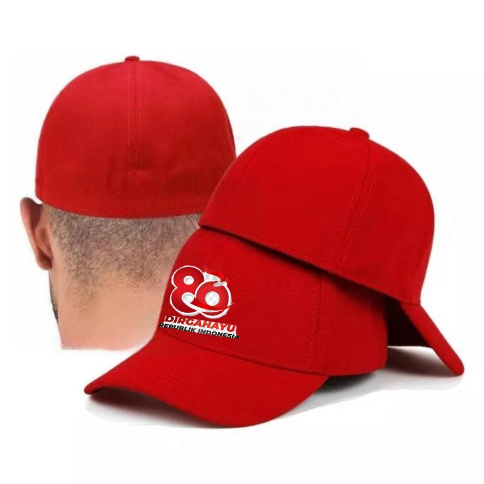 Jual Topi Dirgahayu 80 Buil up Merah putih Topi Kemerdekaan | Shopee ...