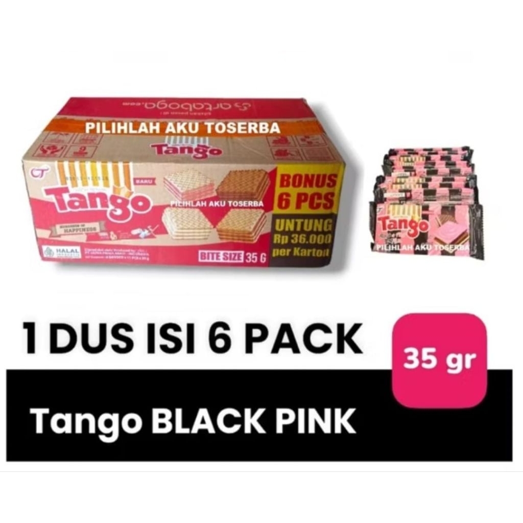 Jual tango wafer 35gr 1dus | Shopee Indonesia