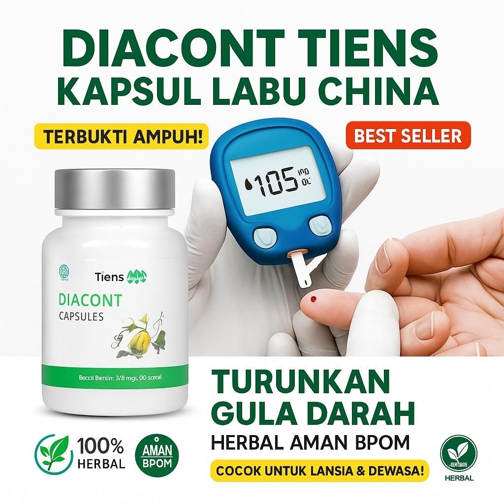 Jual Obat Diabetes Herbal Diacont Tiens – Turunkan Gula Darah & Jaga ...