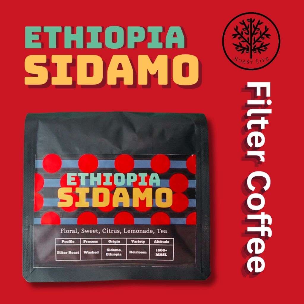 Jual Ethiopia Sidamo | Biji Kopi Arabica Single Origin 200 Gram ...