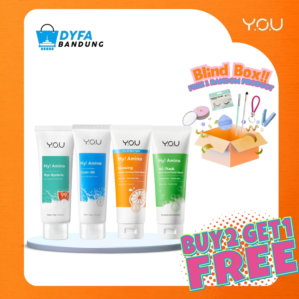 Jual Y.O.U HY! Amino Facial Washcloud Series | Ac-Ttack | Glo-Win ...