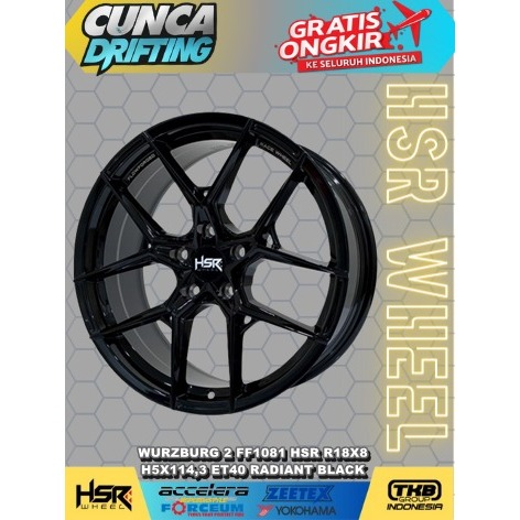 Jual Velg civic R18 velg racing hsr ring 18 bisa untuk xpander innova ...