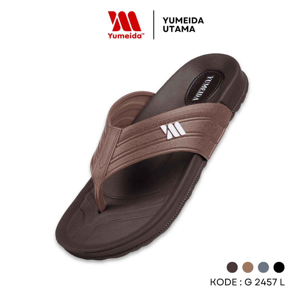 Jual Yumeida G-2457 L - Sandal Pria Slop Laki-laki Karet Anti Air ...