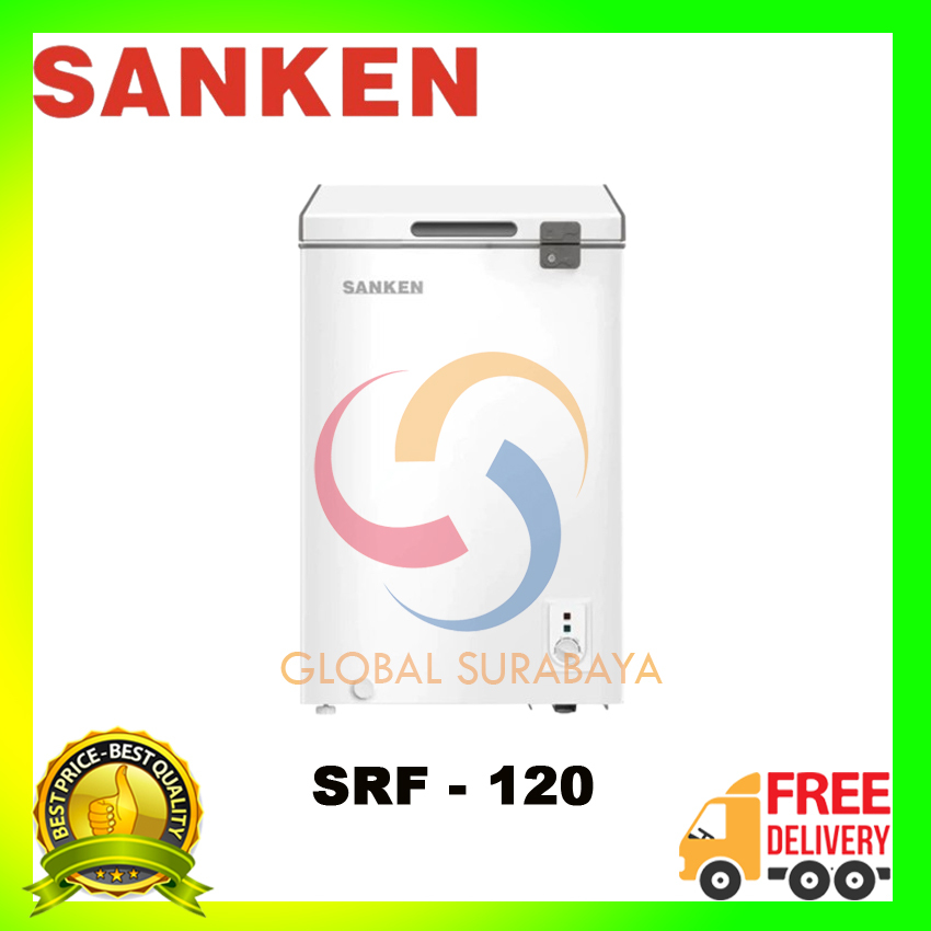 Jual SANKEN Freezer SRF-110 Kapasitas 110L Lemari Pendingin Frozen Fast ...
