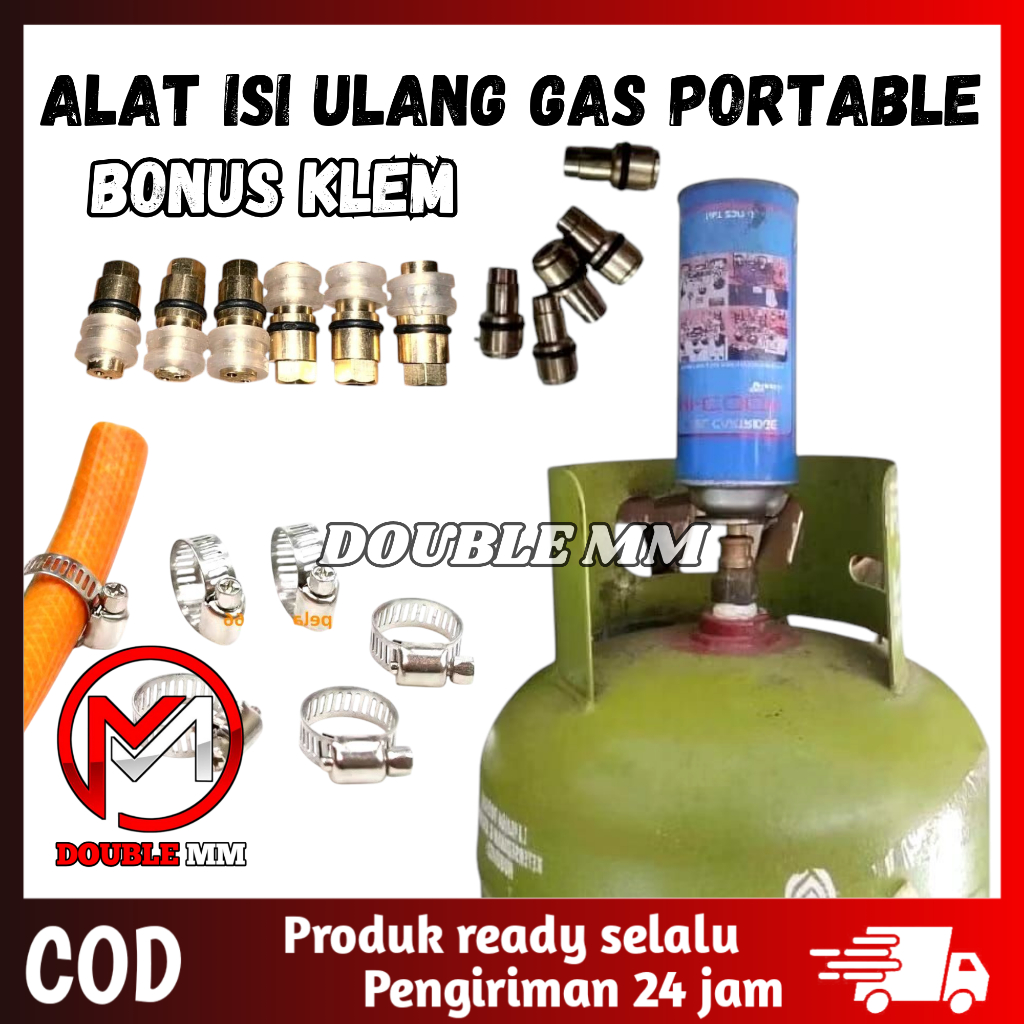 Jual Alat Isi Ulang Gas Portabel( bonus klem selang kompor gas ...