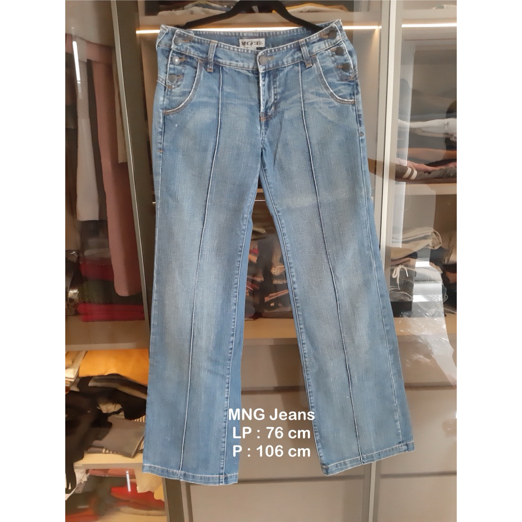 Jual Preloved MANGO MNG Jeans | Shopee Indonesia