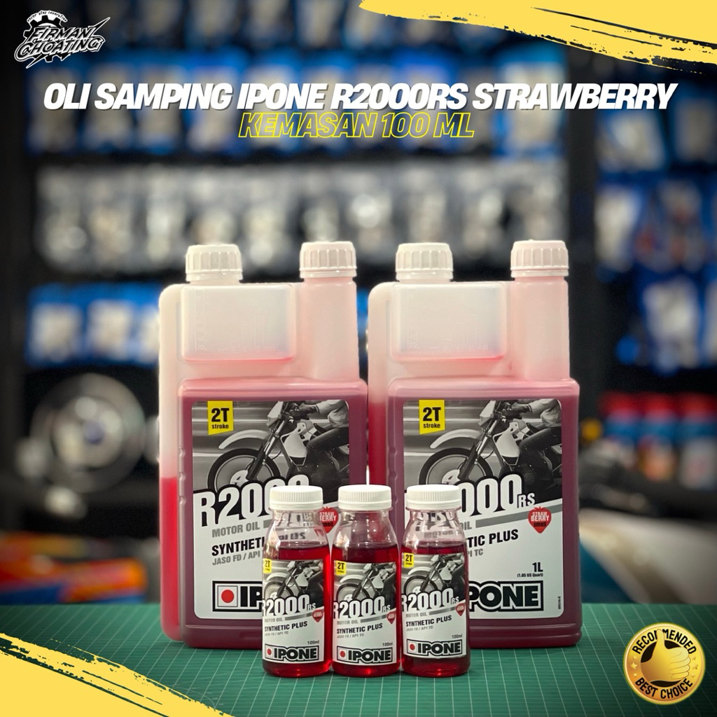 Jual OLI SAMPING IPONE R2000rs STRAWBERRY 100ML OIL 2T ENGINE ORIGINAL ...