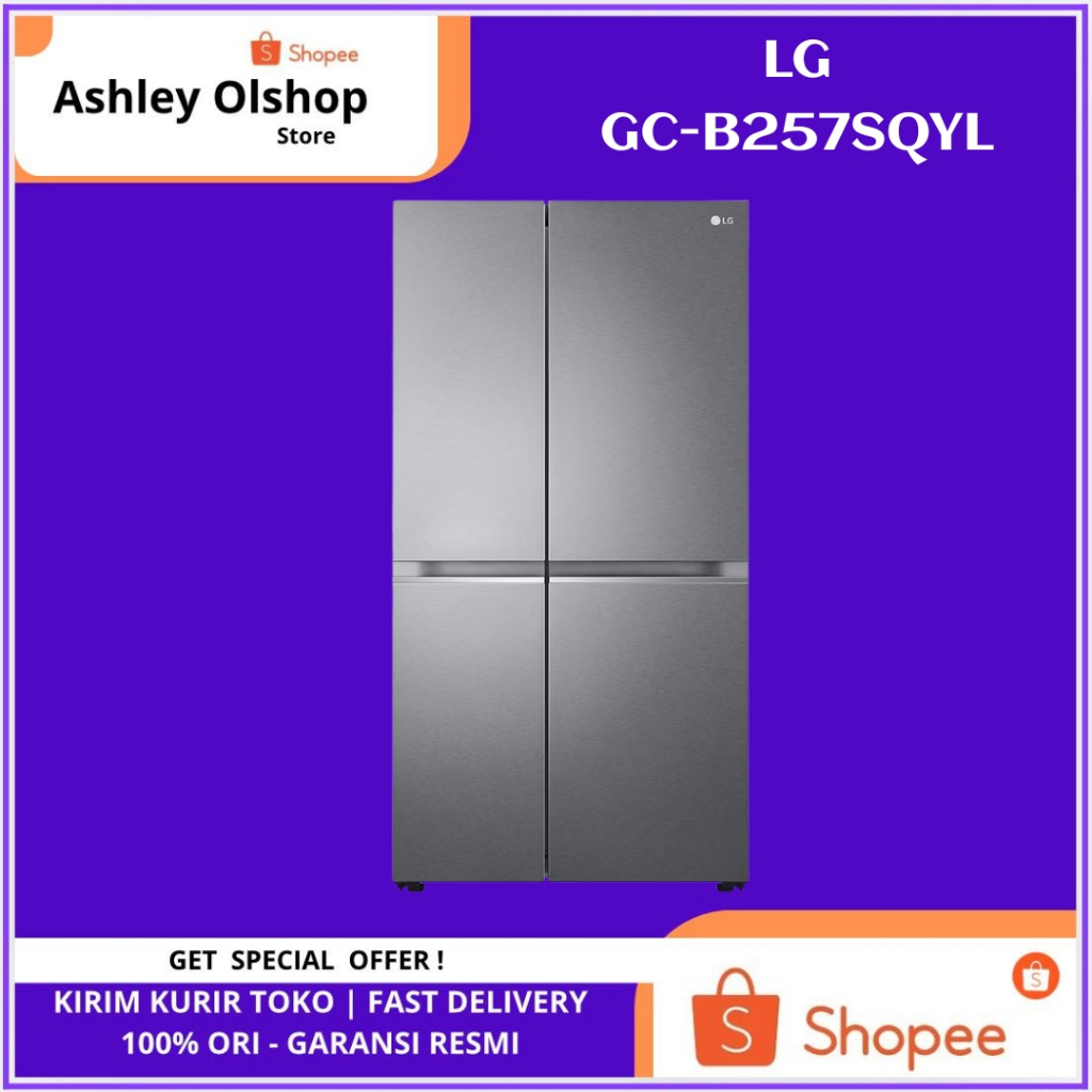 Jual Kulkas Side by Side 643 Liter LG GC-B257SQYL 643L Smart Inverter | Shopee Indonesia
